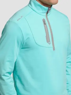 Rlx Ralph Lauren Supersmooth Jersey Zip Jacket - Light Mint