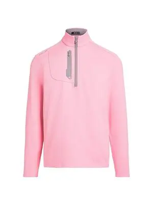 Rlx Ralph Lauren Supersmooth Jersey Zip Jacket - Pink Flamingo