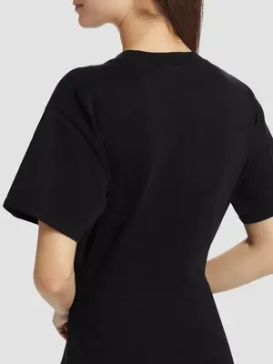 EB DENIM Eero Cotton T-shirt - Tar