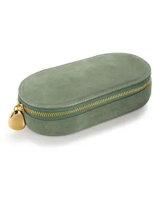 Monica Vinader Suede Jewellery Box - Green