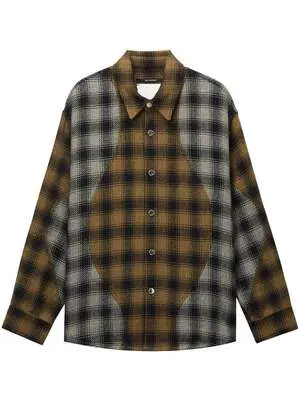 SONG FOR THE MUTE Tartan-pattern Shirt