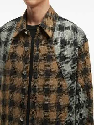 SONG FOR THE MUTE Tartan-pattern Shirt