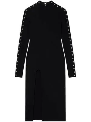 Stella McCartney Long-sleeve Midi Dress - Black