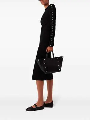 Stella McCartney Long-sleeve Midi Dress - Black