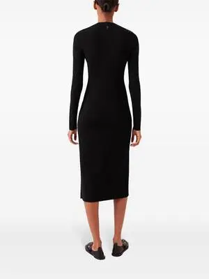 Stella McCartney Long-sleeve Midi Dress - Black