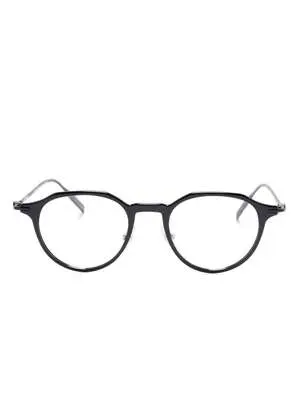 Montblanc Round-frame Eyeglasses - Black