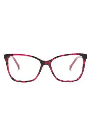 Carolina Herrera Square-frame Glasses - Pink