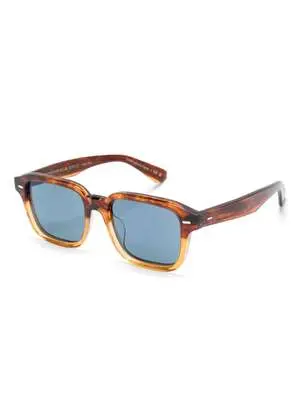 Oliver Spencer Errison Sunglasses - Brown