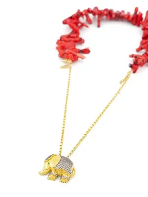 Begum Khan Anacapri Elephant Necklace