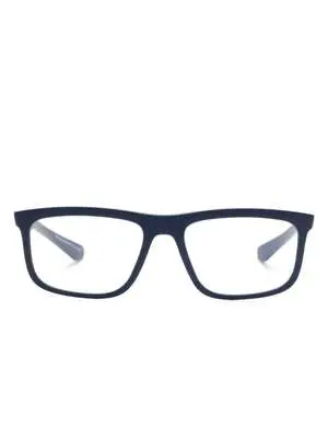 Emporio Armani Rectangle-frame Eyeglasses - Blue