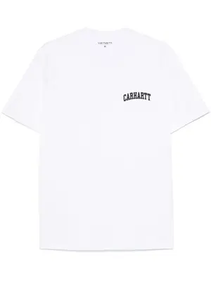 Carhartt Work In Progress University Script T-shirt - White