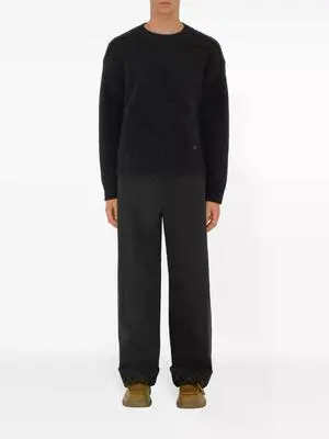 Burberry Cotton Carpenter Trousers - Grey