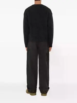Burberry Cotton Carpenter Trousers - Grey