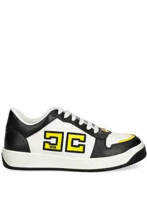 Elisabetta Franchi Two-tone Leather Sneakers