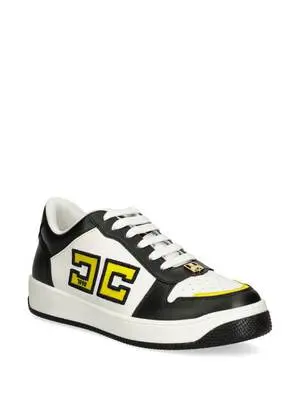 Elisabetta Franchi Two-tone Leather Sneakers