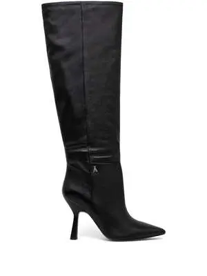 Patrizia Pepe 70mm Leather Boots - Black