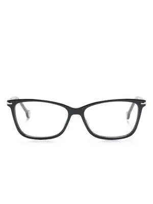 Carolina Herrera Rectangle-frame Glasses - Black