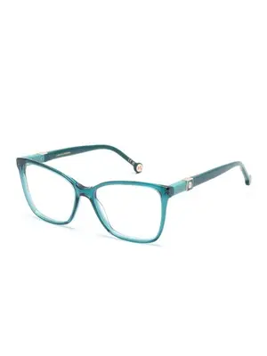 Carolina Herrera Butterfly Frame Eyeglasses - Green