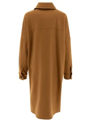 Max Mara Oversize Cashmere Coat - Brown