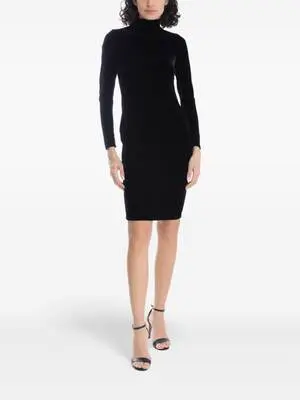 AMIR SLAMA High-neck Velvet Dress