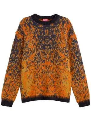 DIESEL® Patterned Intarsia-knit Jumper