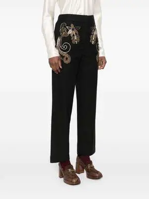 FORTE_FORTE Beaded Tapered Trousers