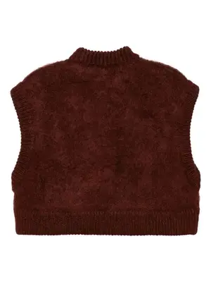 ENFOLD Cropped Knitted Vest