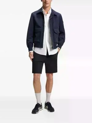 BOSS Logo Patch Track Short - Blue