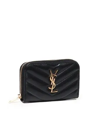 Saint Laurent Cassandre-plaque Wallet