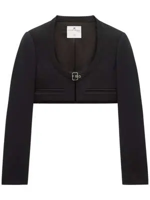 COURREGES Holistic Cropped Jacket - Black
