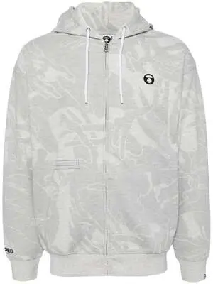 AAPE BY *A BATHING APE® Moonface Logo Hooded Jacket