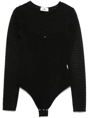Elisabetta Franchi Herringbone Bodysuit