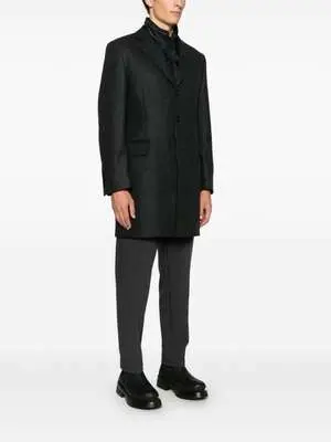 FAY Layered Wool-cashmere Coat
