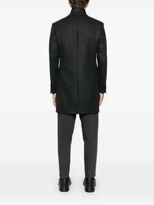 FAY Layered Wool-cashmere Coat