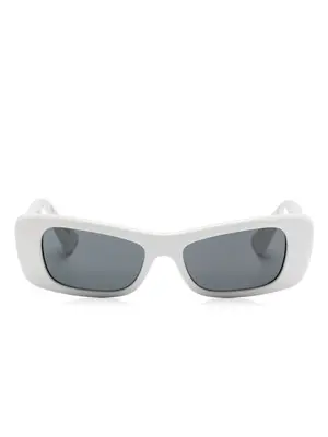 Versace Rectangle-frame Sunglasses - White