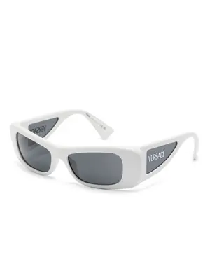 Versace Rectangle-frame Sunglasses - White