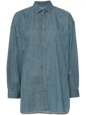 TU ES MON TRESOR Oversized Denim Shirt