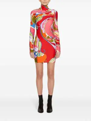 Emilio Pucci Orchidee Mini Dress