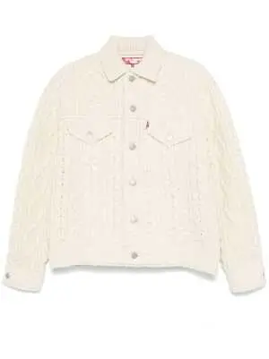 Junya Watanabe X Levi's® Aran-knit Cardigan