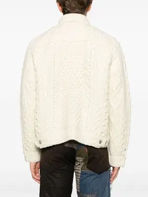 Junya Watanabe X Levi's® Aran-knit Cardigan