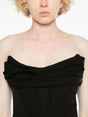 Giuseppe Di Morabito Pleat-detail Bustier