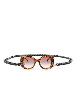 Carolina Herrera Oversized Sunglasses - Brown