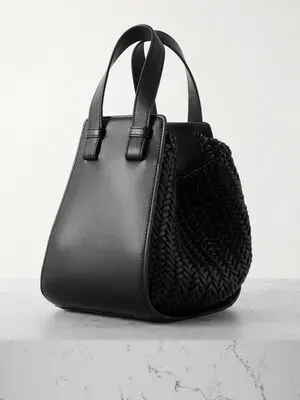 Loewe Hammock Woven Leather Tote Bag