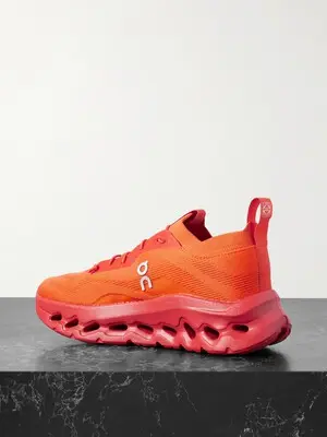Loewe On Cloudtilt Stretch Recycled-knit Sneakers - Orange
