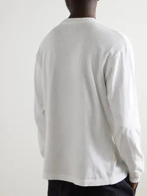 Blue Blue Japan Printed Cotton-jersey T-shirt