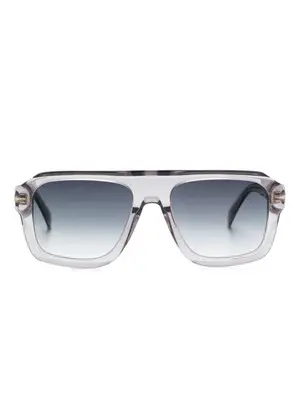 DB EYEWEAR BY DAVID BECKHAM Transparent-frame Sunglasses