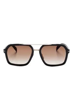 DB EYEWEAR BY DAVID BECKHAM Oversized Sunglasses - Brown