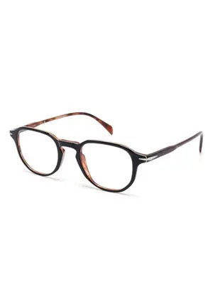 DB EYEWEAR BY DAVID BECKHAM Pantos-frame Glasses - Brown