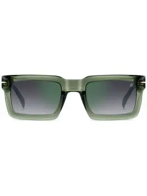 DB EYEWEAR BY DAVID BECKHAM Rectangle-frame Sunglasses - Green