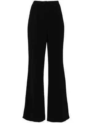 Elie Saab Topstitch Crepe Trousers